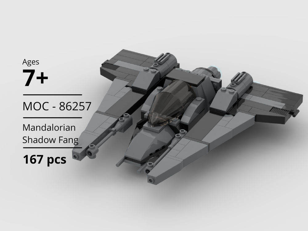 LEGO MOC Mandalorian Shadow Fang by jaredchansen | Rebrickable - Build ...