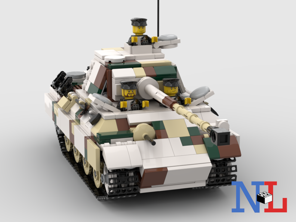 LEGO MOC WW2 Panther G German Tank (Winter) by NLBricks | Rebrickable ...