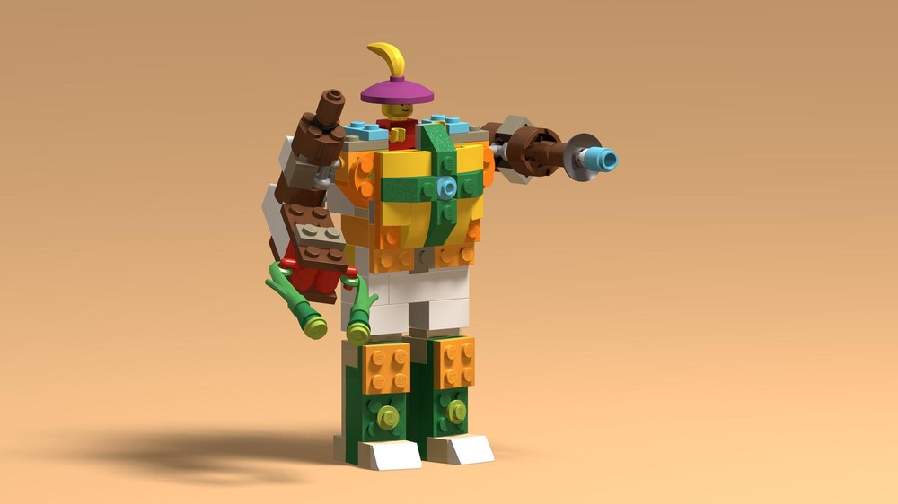 Lego Moc Bygglek Battlemech 2 By Mattking4 Rebrickable Build With Lego