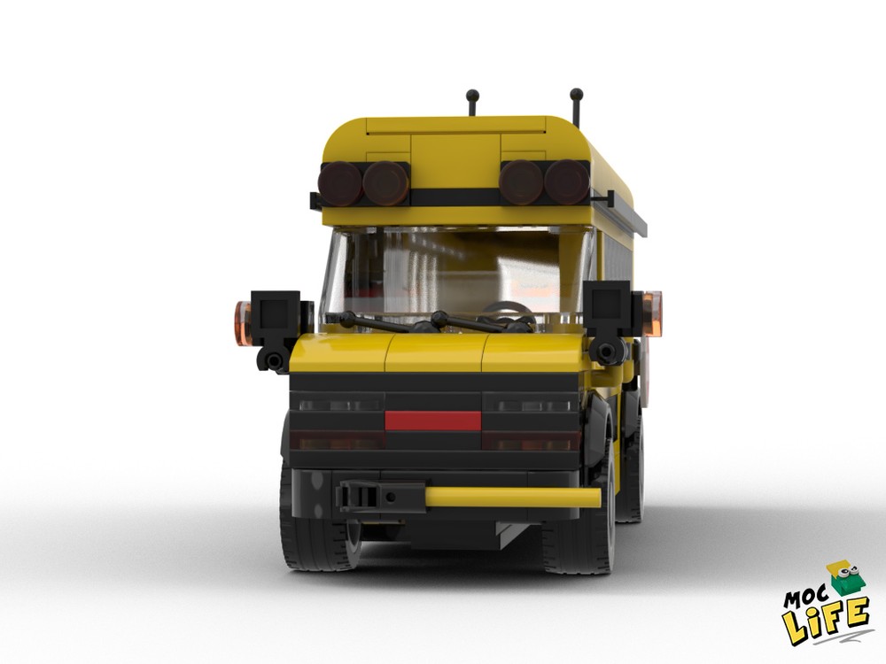 LEGO MOC GMC Savana mini school bus by MocLife | Rebrickable - Build ...