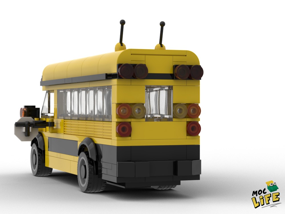 LEGO MOC GMC Savana mini school bus by MocLife | Rebrickable - Build ...