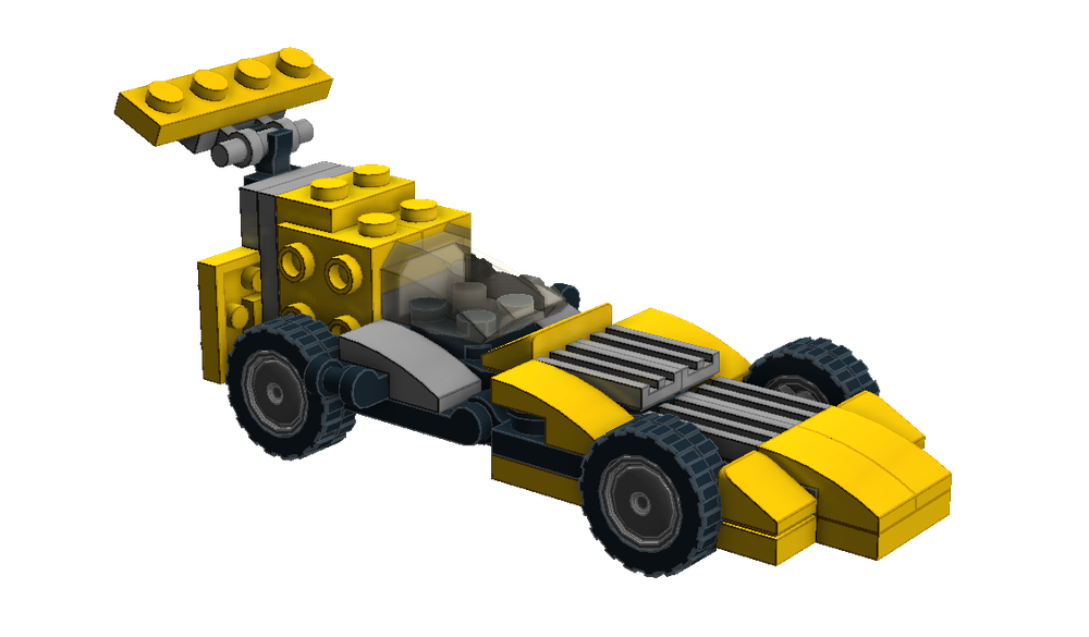 LEGO MOC 31014 F-1 Racer by SammyEyeballs | Rebrickable - Build with LEGO