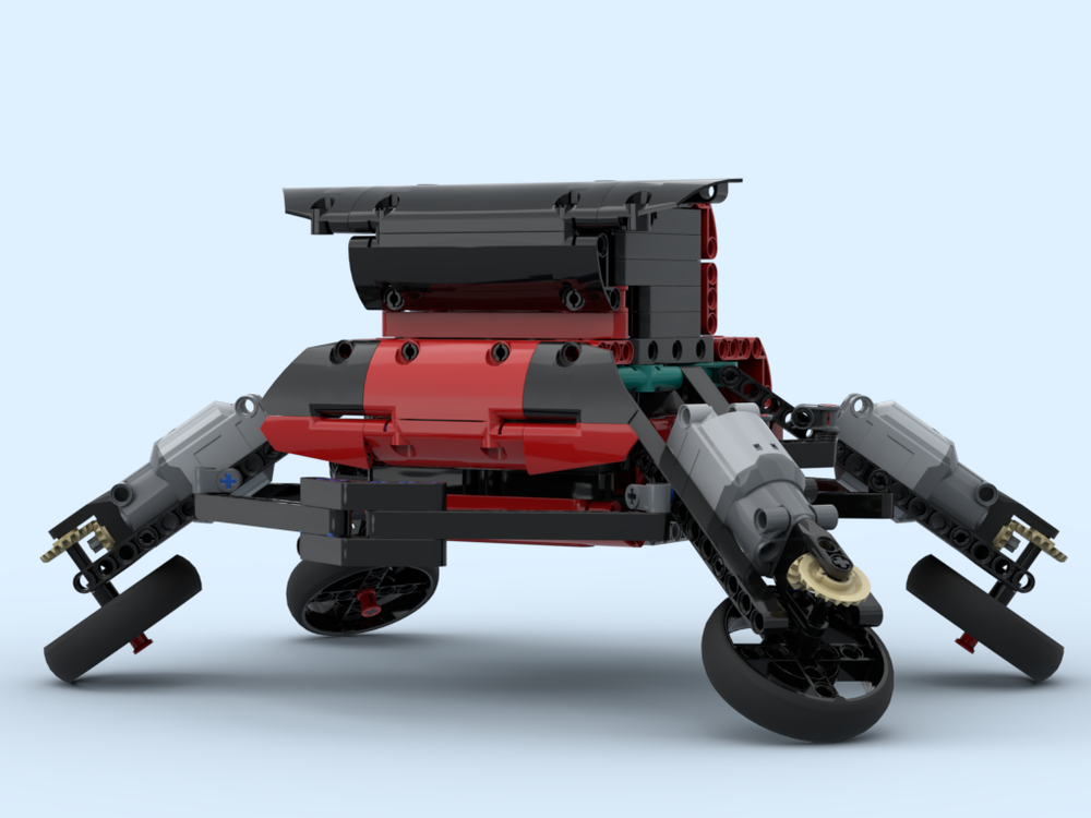 LEGO MOC Tilt wheeled vehicle - V3 by jemunoz0 | Rebrickable - Build ...