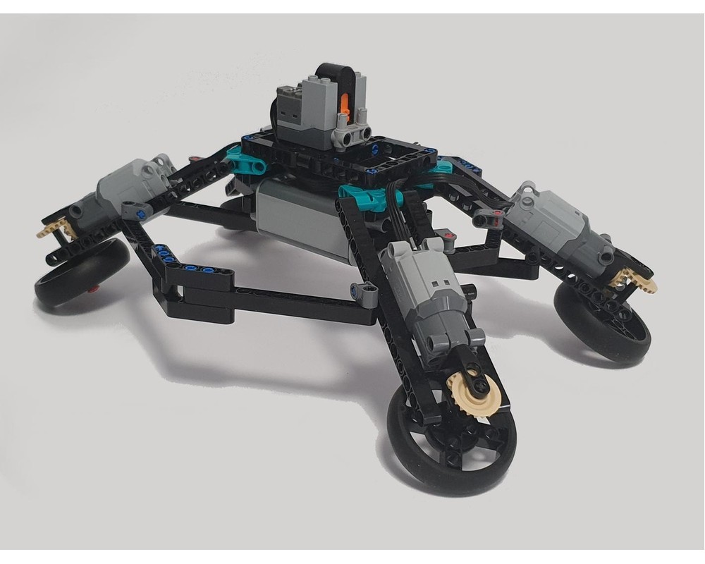 LEGO MOC Tilt wheeled vehicle - V3 by jemunoz0 | Rebrickable - Build ...