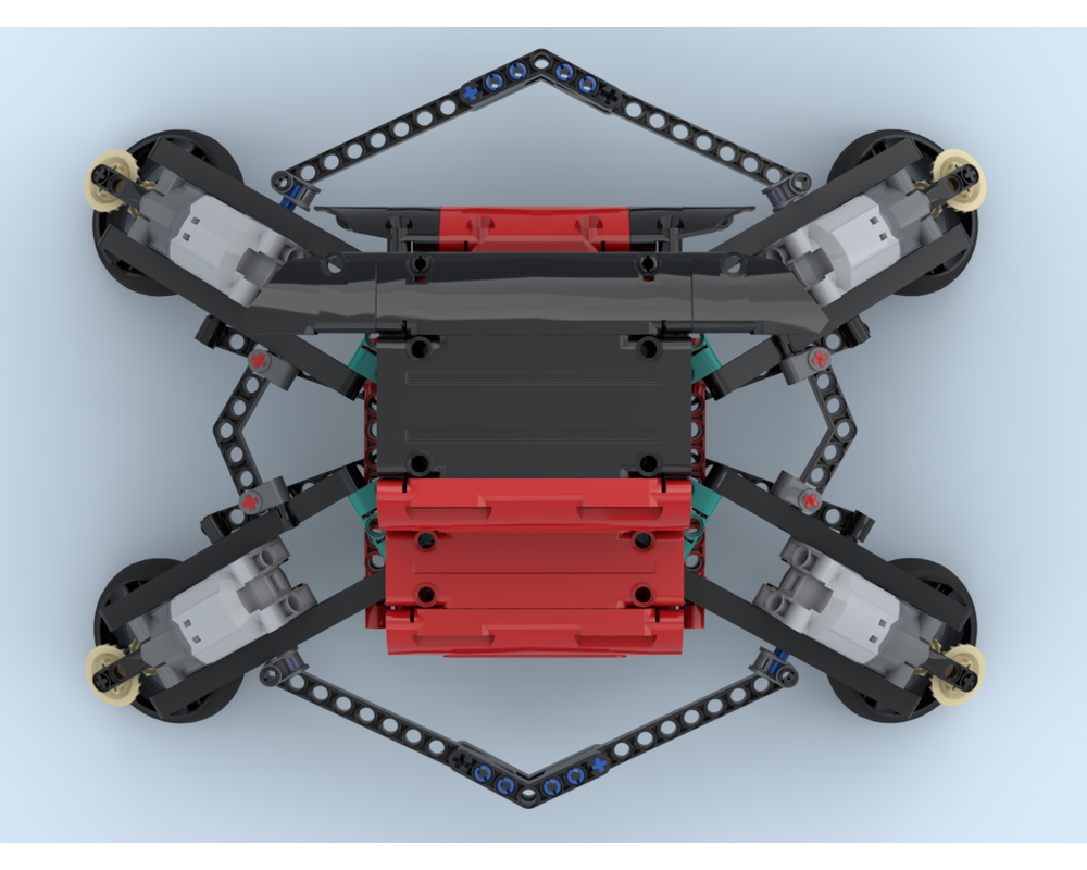 LEGO MOC Tilt wheeled vehicle - V3 by jemunoz0 | Rebrickable - Build ...