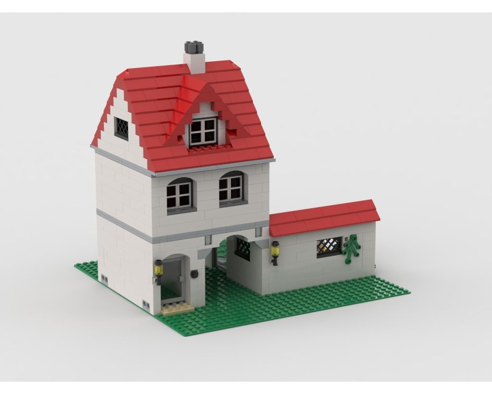 LEGO MOC 4956 Modular House With Pass-Through by fgee | Rebrickable ...