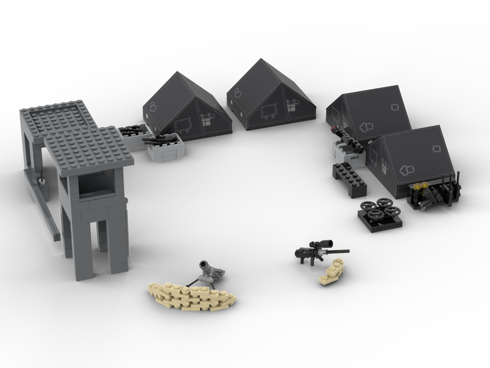 LEGO MOC Army Camp - Special Armed Forces (SAF) Series by Firemodels ...