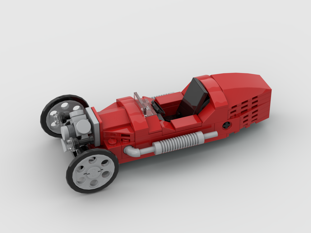 LEGO MOC Morgan 3 Wheeler (revised) by AndrewG123 | Rebrickable - Build ...