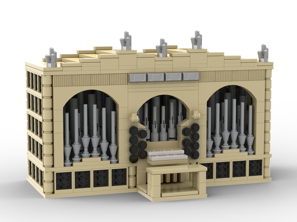 LEGO MOC Church organ in light colours by eisi77 | Rebrickable - Build ...