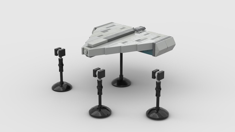 LEGO MOC Quasar Fire Light Carrier - 1:4000 Scale by DarthDesigner ...