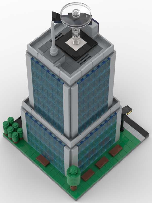 LEGO MOC Modular Office Building #07 by meregt | Rebrickable - Build ...