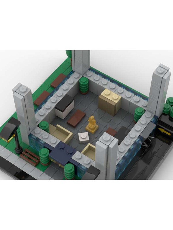 LEGO MOC Modular Office Building #07 by meregt | Rebrickable - Build ...