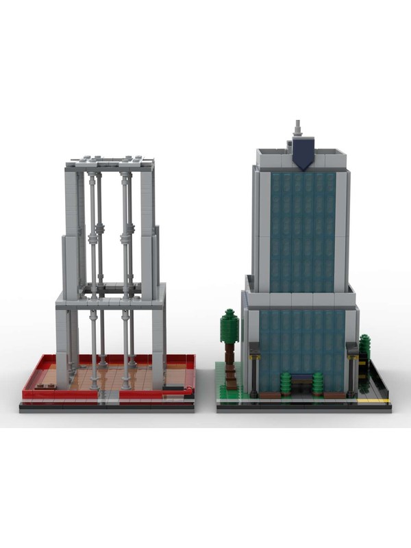 LEGO MOC Modular Office Building #07 by meregt | Rebrickable - Build ... LEGO MOC Modular Office Building #07 by meregt | Rebrickable - Build ...