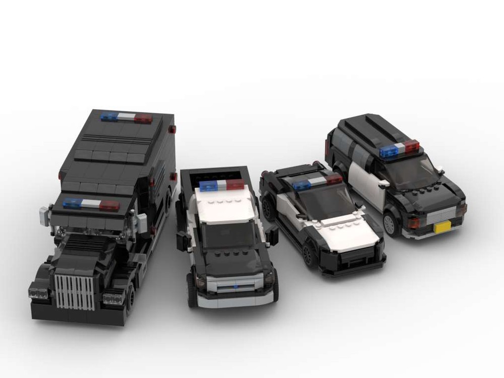 LEGO MOC Lego Police Vehicle Pack - 8 Stud Speed Champions by ...