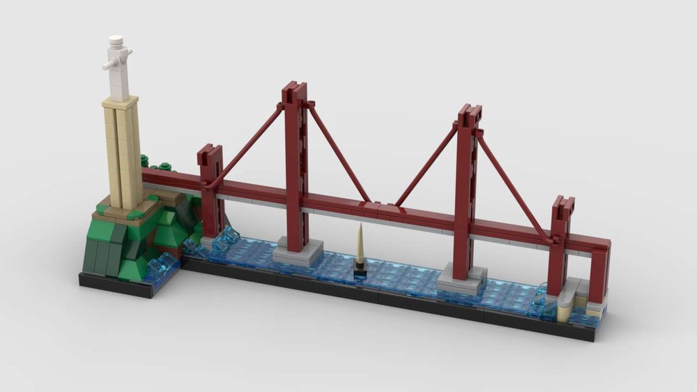 LEGO MOC Lisbon Ponte 25 de Abril Landmark (Lisbon, Portugal) by Tiny ...