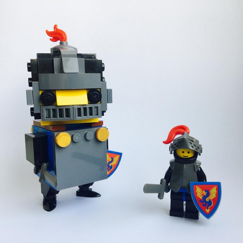 LEGO MOC Brickheadz MOC - Black Knight by Marti Jans | Rebrickable ...