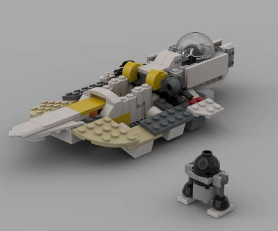 LEGO MOC Jedi Starfighter by MixelMaker | Rebrickable - Build with LEGO