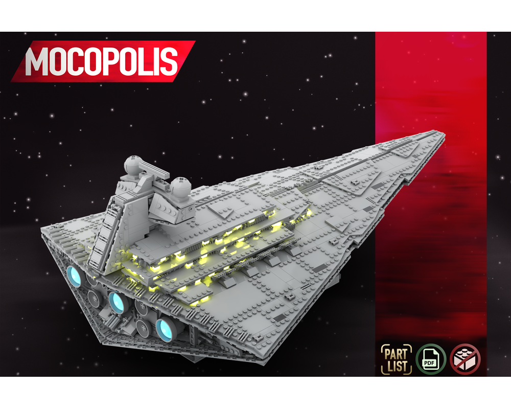 LEGO MOC SW UCS Imperial Star Destroyer by MOCOPOLIS | Rebrickable ...