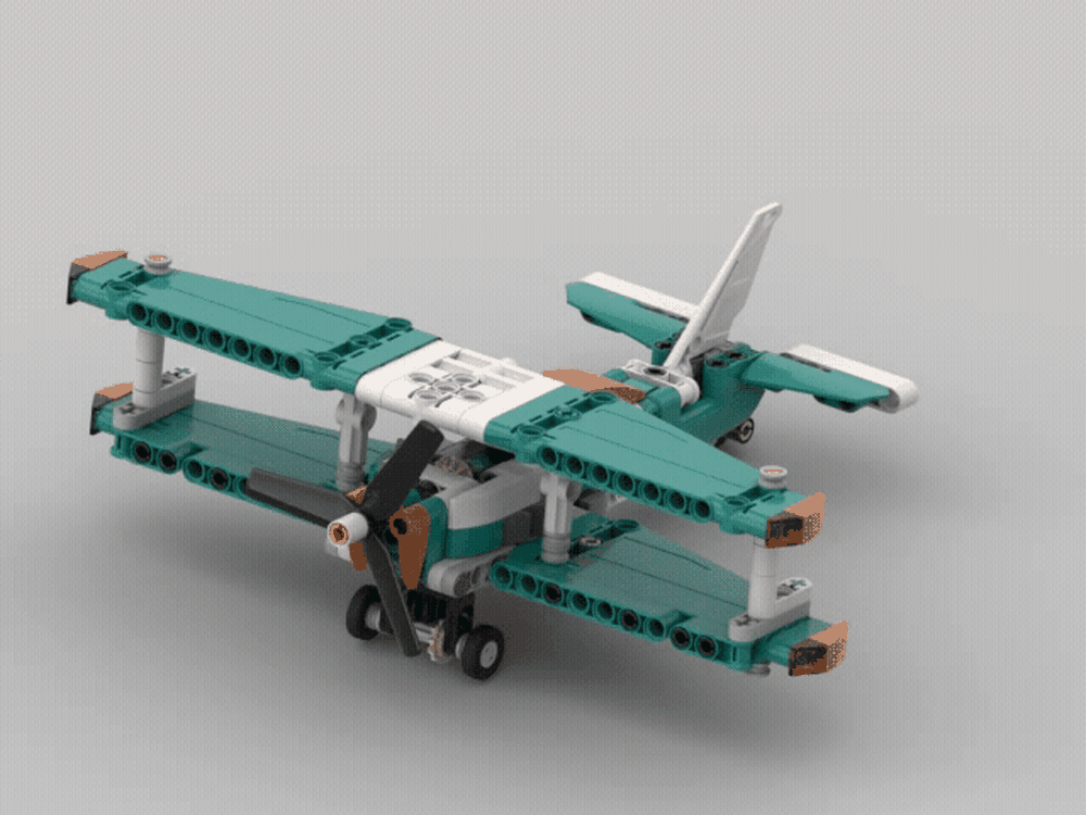 LEGO MOC Biplane - Dual 42117 C-model /freemium/ by kostq | Rebrickable ...