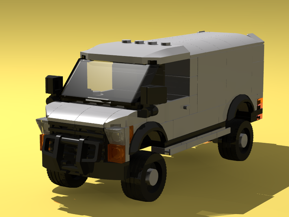 LEGO MOC Off-road Van by The Lego Master | Rebrickable - Build with LEGO