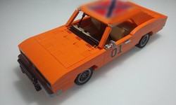 LEGO MOC-18690 The Dukes of Hazzard Cars - General Lee & Boss-1 ...