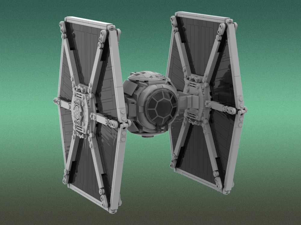 LEGO MOC TIE / LN Starfighter (minifig scale) by thomin | Rebrickable ...