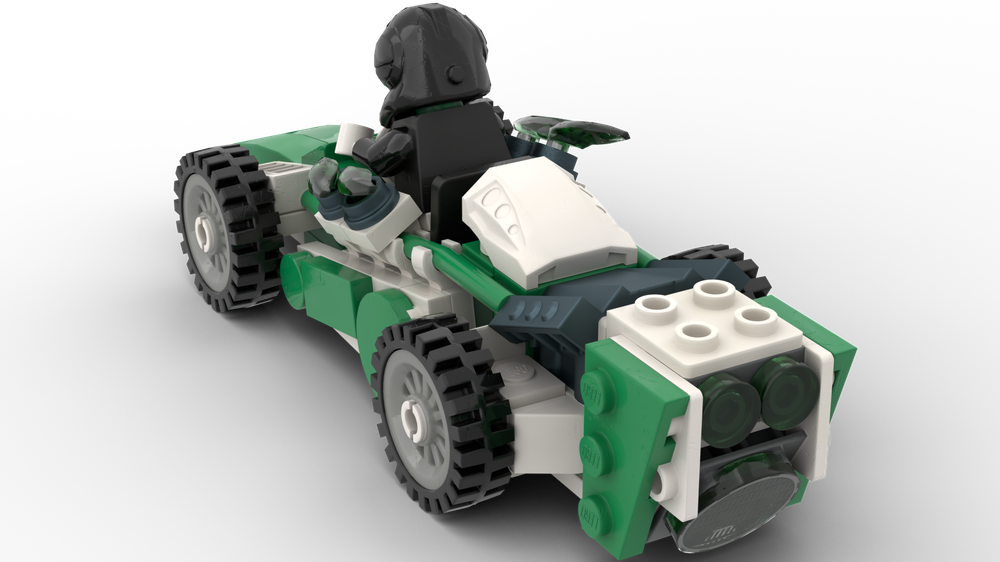 LEGO MOC Green Race Car by TK1138 | Rebrickable - Build with LEGO