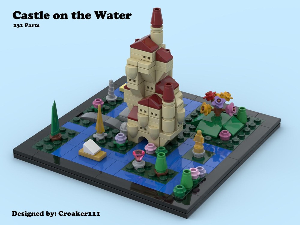 LEGO MOC Castle on the Water by croaker111 | Rebrickable - Build with LEGO