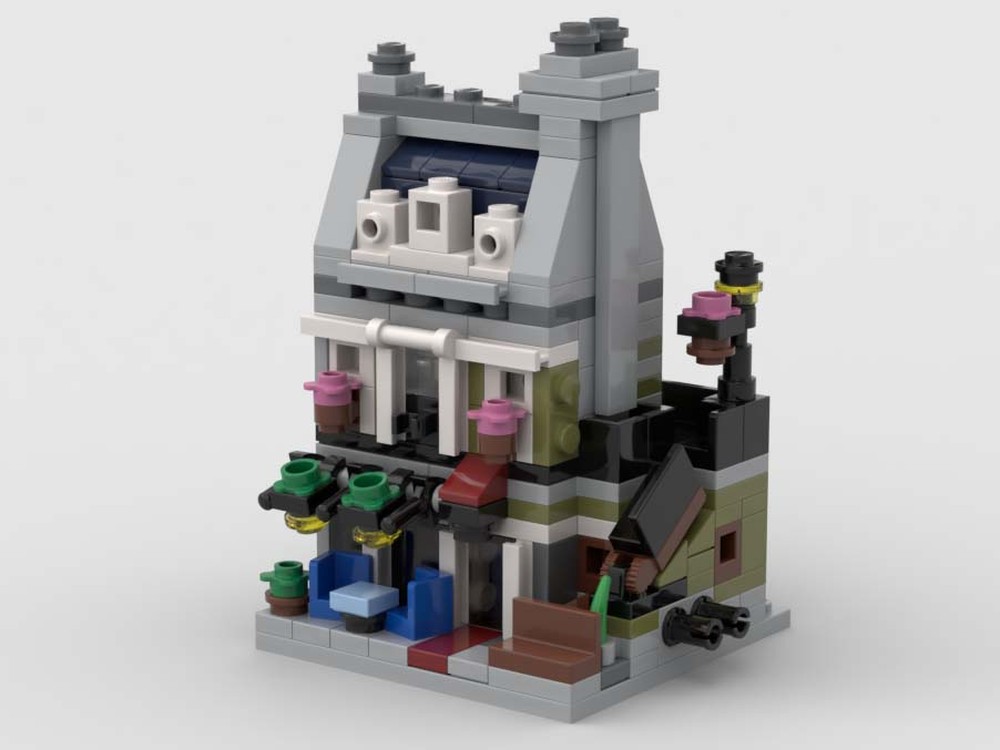 LEGO MOC 10243 Mini Modular Parisian Restaurant by fgee | Rebrickable ...