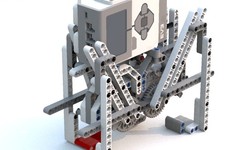 LEGO MOC-8723 Printer and Telegraph Machine (Mindstorms > EV3 2017 ...