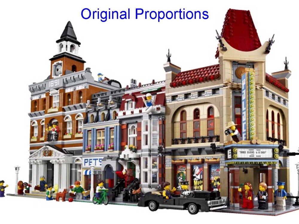 LEGO MOC 10232 Mini Modular Palace Cinema by fgee | Rebrickable - Build ...