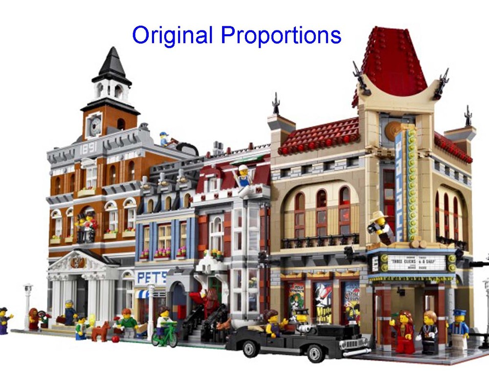 LEGO MOC 10232 Mini Modular Palace Cinema by fgee | Rebrickable - Build ...