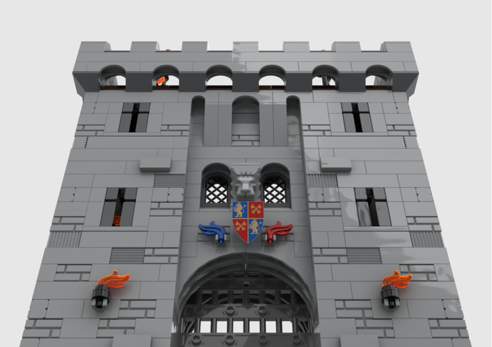 LEGO MOC Lion's Gate by bricks_fan_uy | Rebrickable - Build with LEGO
