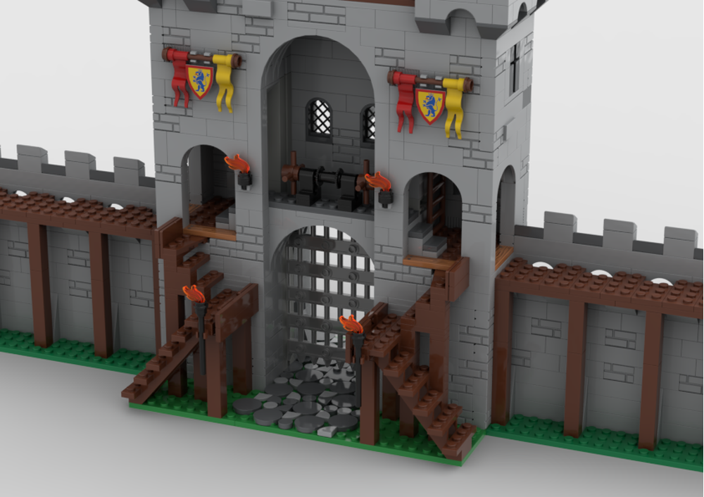 LEGO MOC Lion's Gate by bricks_fan_uy | Rebrickable - Build with LEGO