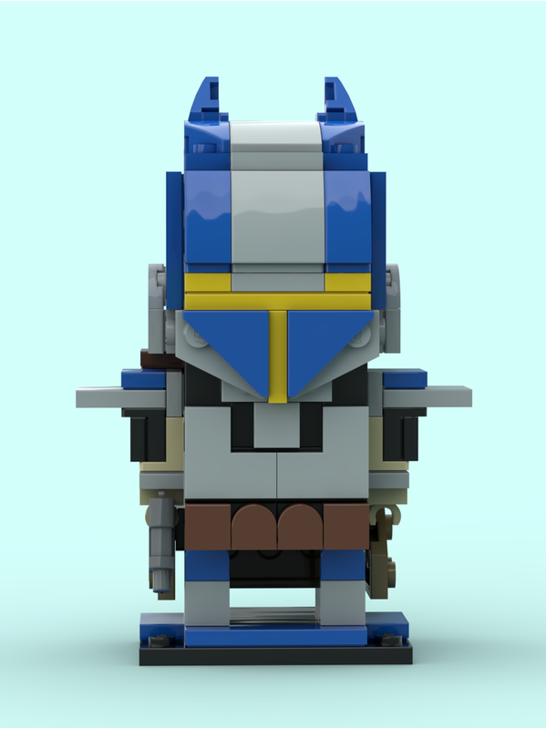LEGO MOC Blue mandalorian by Geminy227 | Rebrickable - Build with LEGO