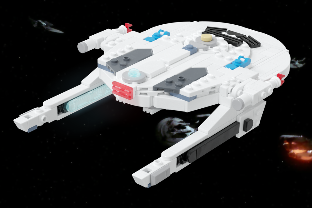 LEGO MOC-86859 Miranda-class Light Cruiser by Lilium Brick Yards ...