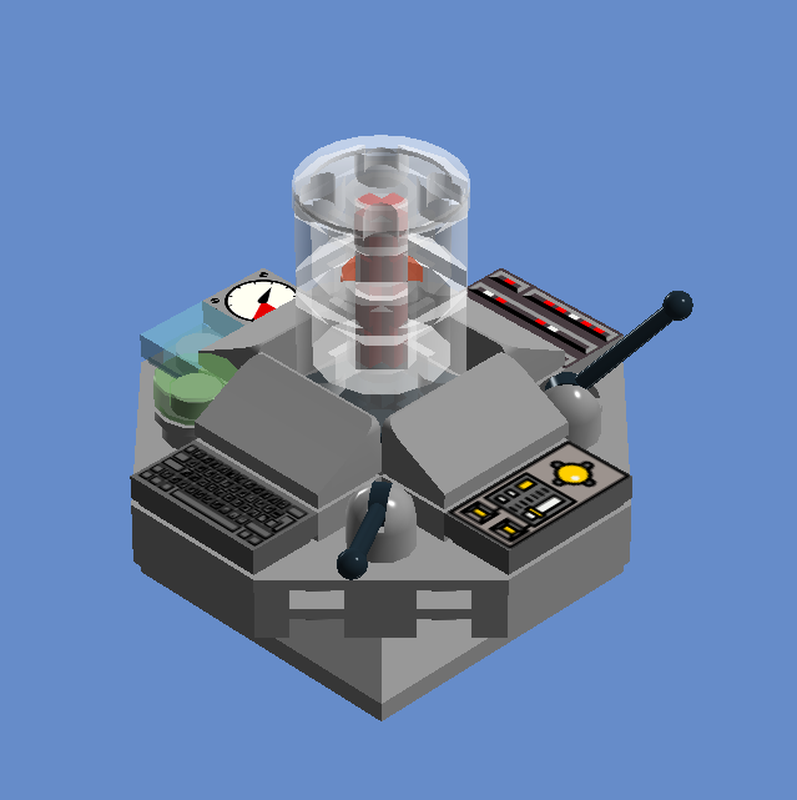 Lego Moc A Tardis Console By Arkheo Rebrickable Build With Lego