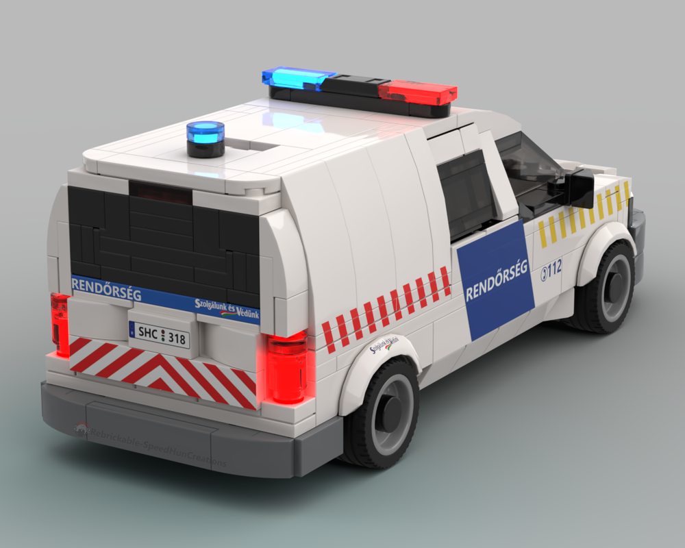 LEGO MOC Volkswagen Caddy Police Van - Hungarian Livery by ...