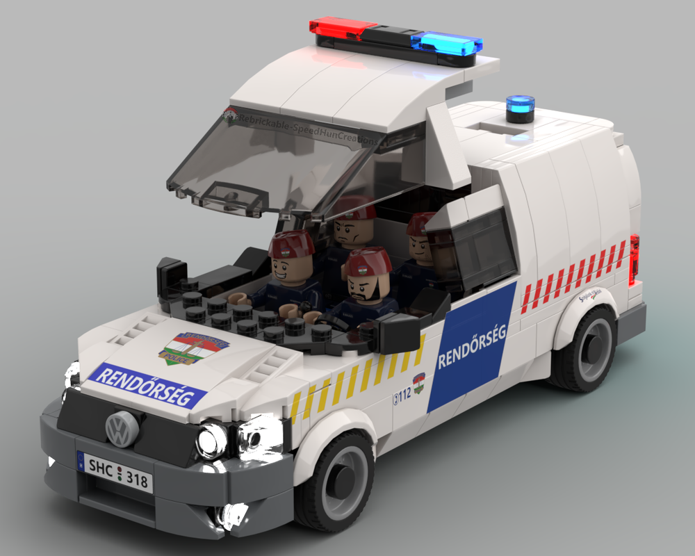 LEGO MOC Volkswagen Caddy Police Van - Hungarian Livery by ...