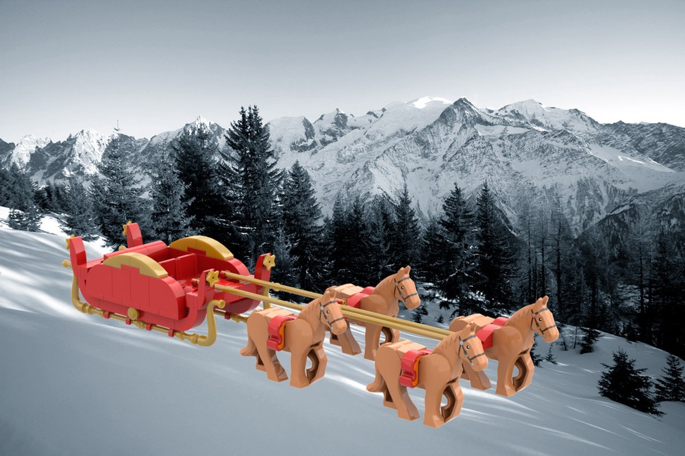 LEGO MOC Christmas Sleigh by Crayth38 | Rebrickable - Build with LEGO