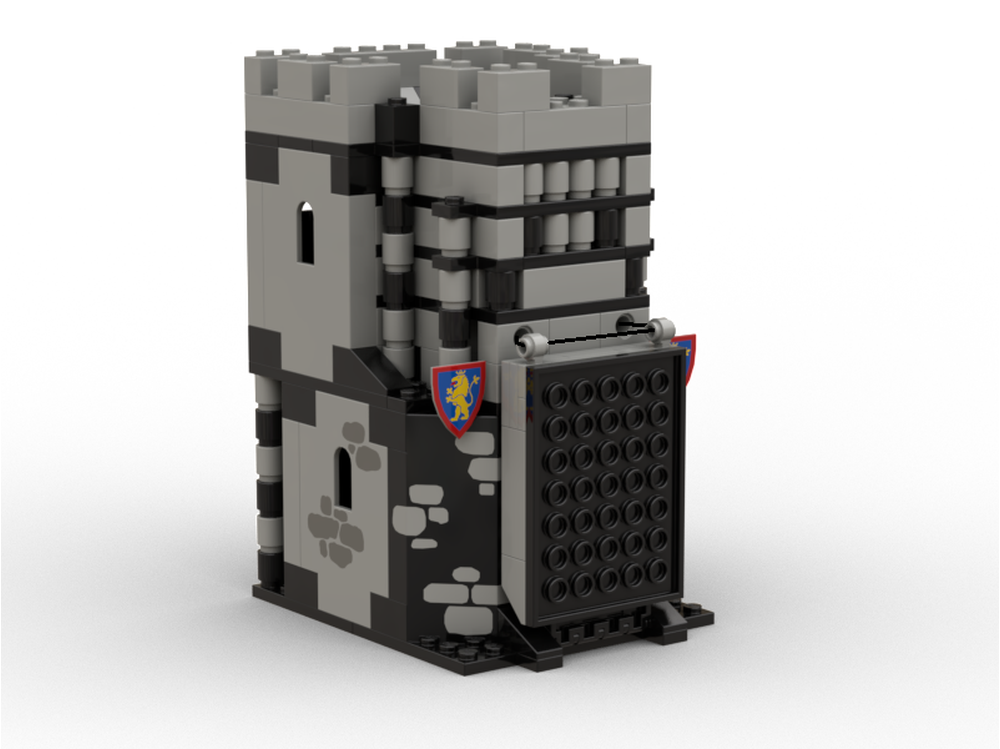 LEGO MOC Castle-style Dice Tower by GoldSkulltulaHunter | Rebrickable ...