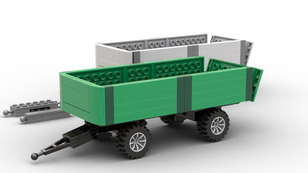 LEGO MOC Green farm wagon by Iarwain4347 | Rebrickable - Build with LEGO