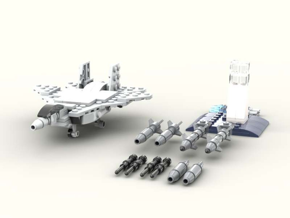 LEGO MOC F-15 Strike Eagle by Dusty369 | Rebrickable - Build with LEGO