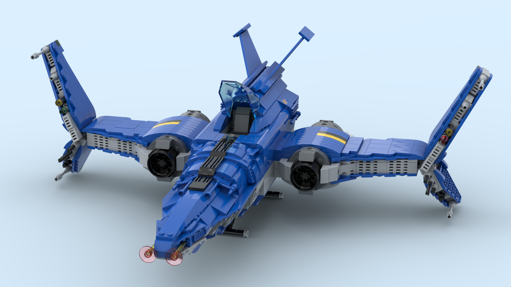 LEGO MOC NMS Starfighter CS by Scene | Rebrickable - Build with LEGO