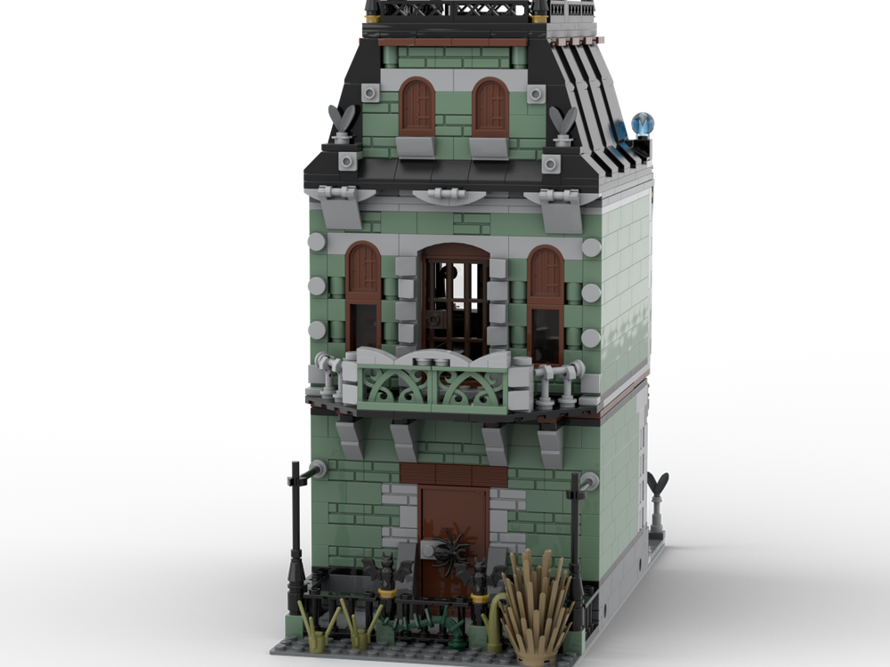LEGO MOC Haunted house by Huebre | Rebrickable - Build with LEGO