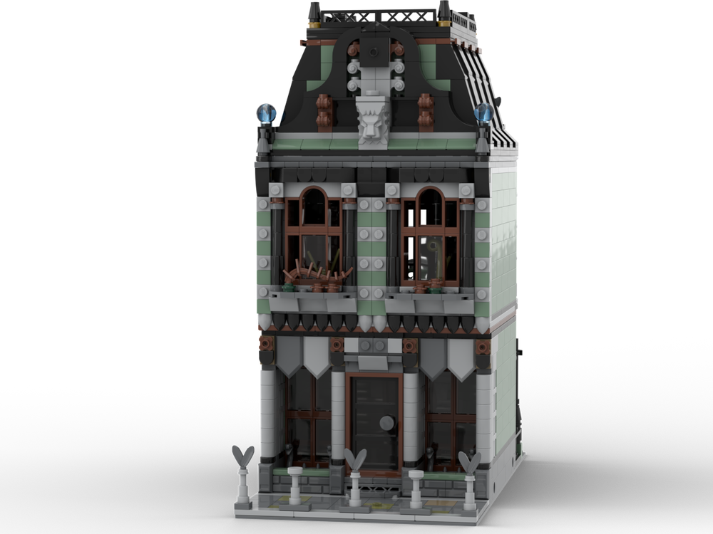 LEGO MOC Haunted house by Huebre | Rebrickable - Build with LEGO