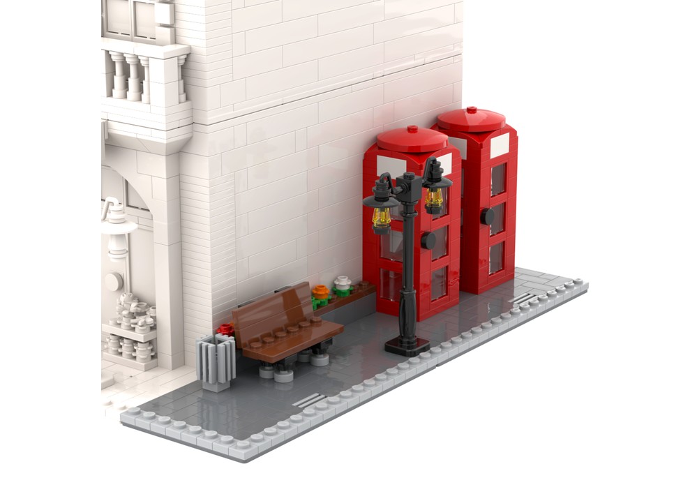 LEGO MOC Corner Extension 7 (Telephone Booth) by Br1ckD3sign ...