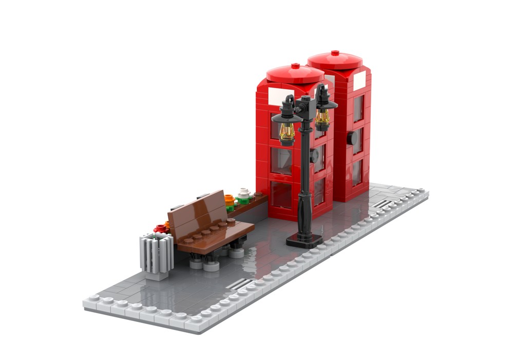 LEGO MOC Corner Extension 7 (Telephone Booth) by Br1ckD3sign ...