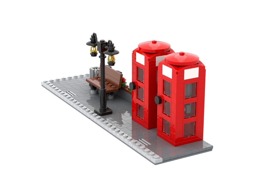 LEGO MOC Corner Extension 7 (Telephone Booth) by Br1ckD3sign ...
