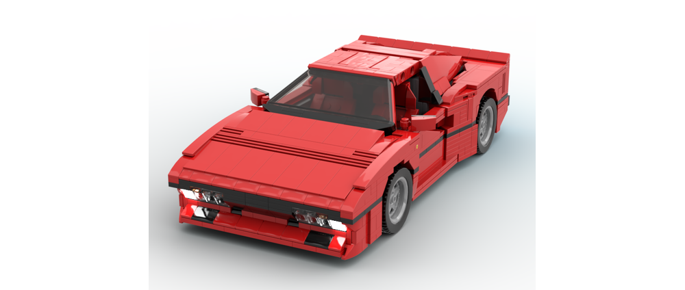LEGO MOC Ferrari 288 GTO by ilcontepier | Rebrickable - Build with LEGO